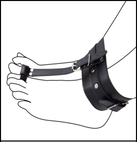 Premium Adjustable Leather Ankle and Toe Restraint – Zeerjama